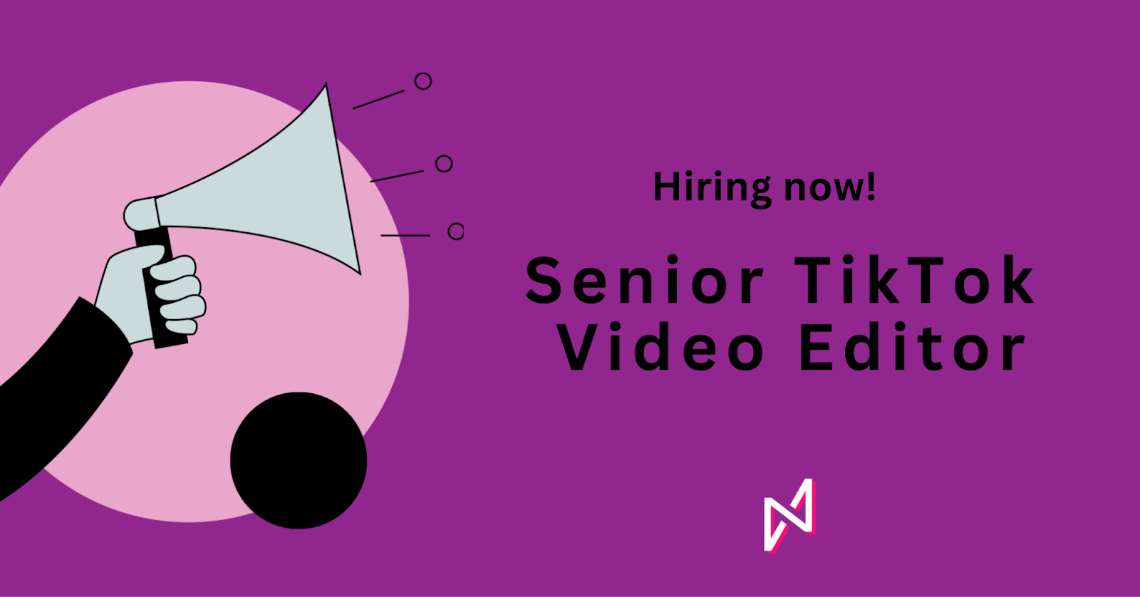JobRack - Senior TikTok Video Editor